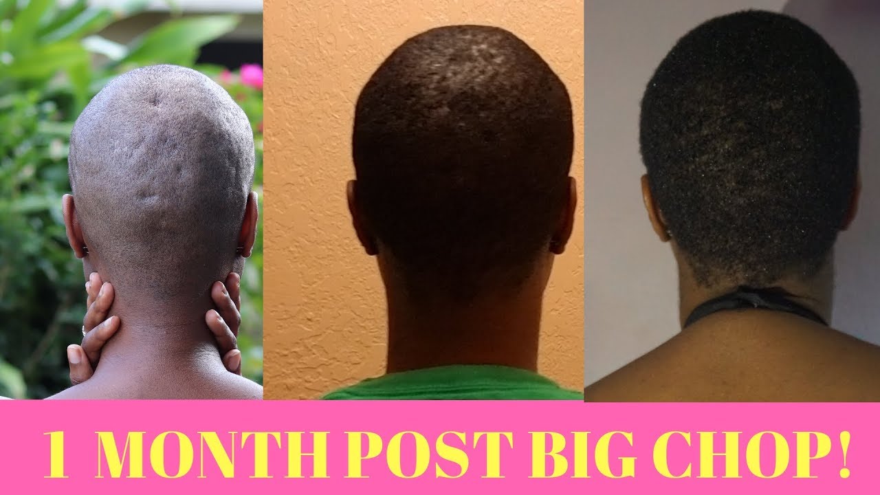 1 Month Post Big Chop - Hair Update! || Natural Hair Journey - YouTube