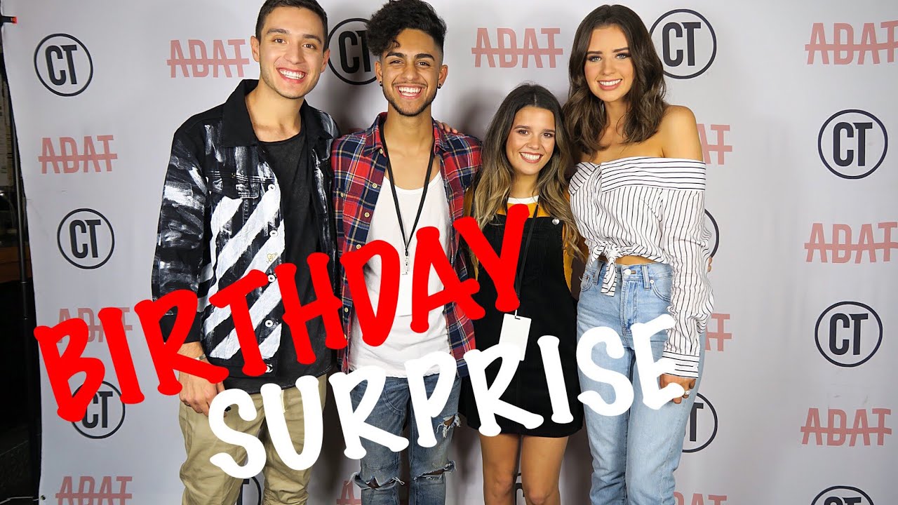 SURPRISE MEET UP WITH JESS AND GABRIEL CONTE BY GIRLFRIEND - YouTube