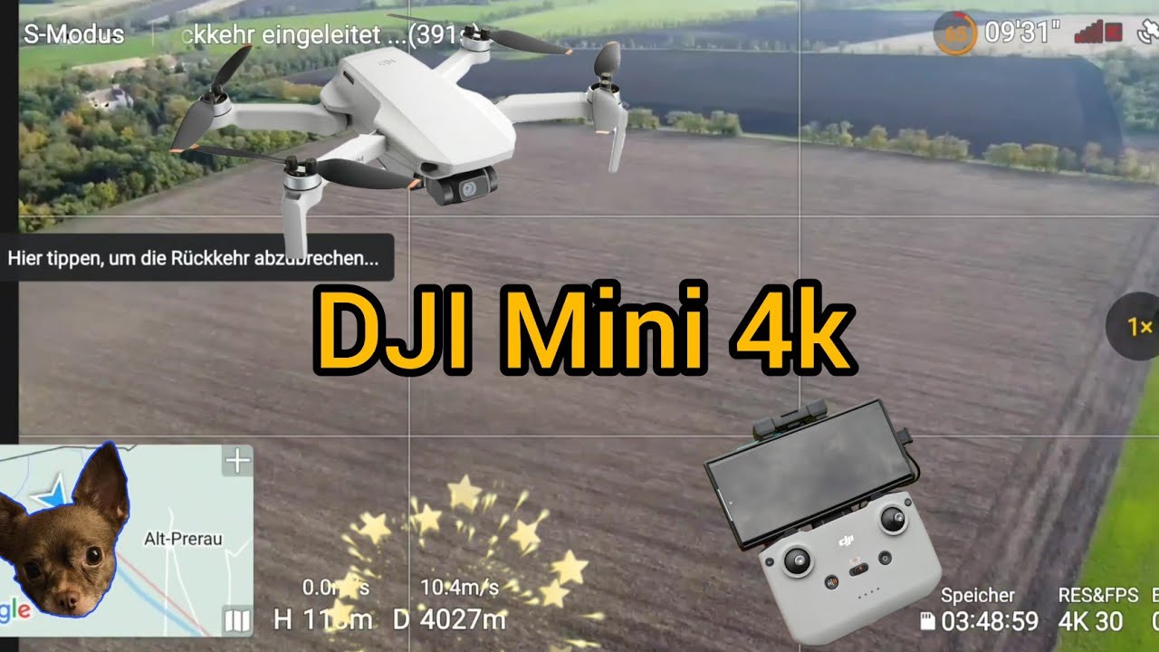DJI Mini 4K Long Range Flight | 4.97 miles / Langstreckenflug | 8 km# ...