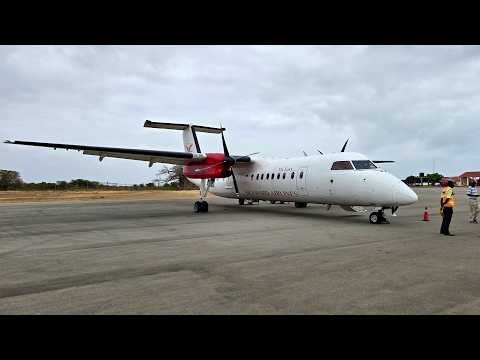 Skyward Havayolları'nın Dash 8-300 uçağı | Nairobi – Mombasa – Lamu | Lamu Antik Kenti