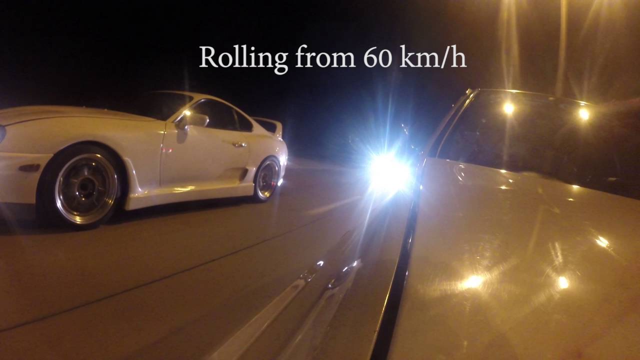 Toyota supra vs Subaru impreza - YouTube