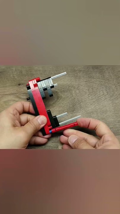 Let's build the V8 engine & gearbox in 1 minute! #v8 #engine #lego # ...