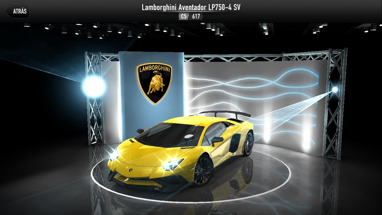 CSR Racing Lamborghini Aventador SV (2015) view - YouTube
