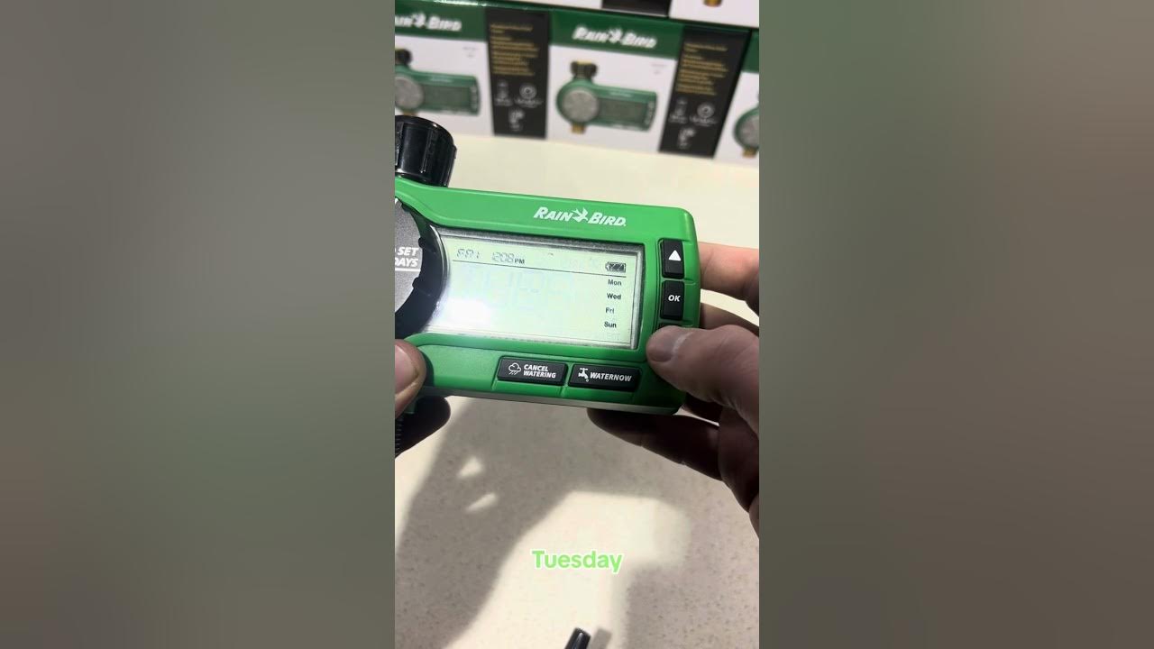 How To Program Rain Bird’s Single Station Tap Timer! - YouTube