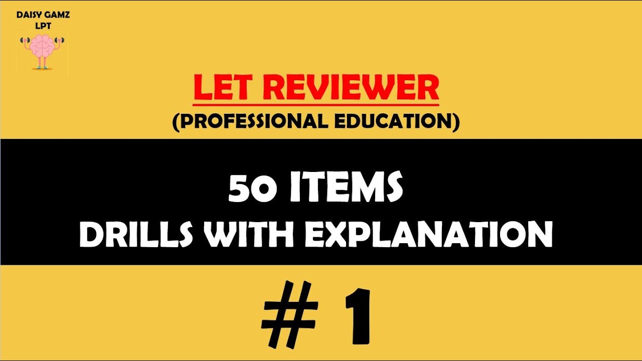 LET Reviewer 2023 ( New Curriculum) - GenEd and ProfEd - YouTube