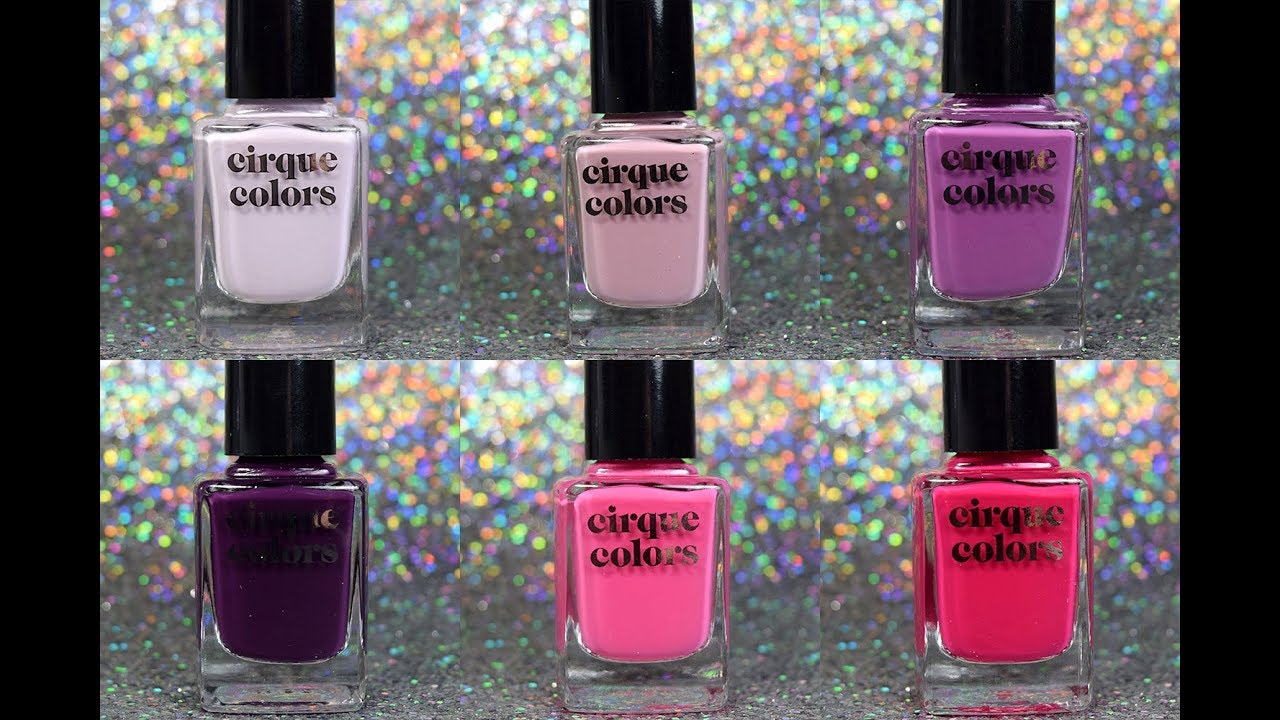 Cirque Colors | Live Swatches - YouTube