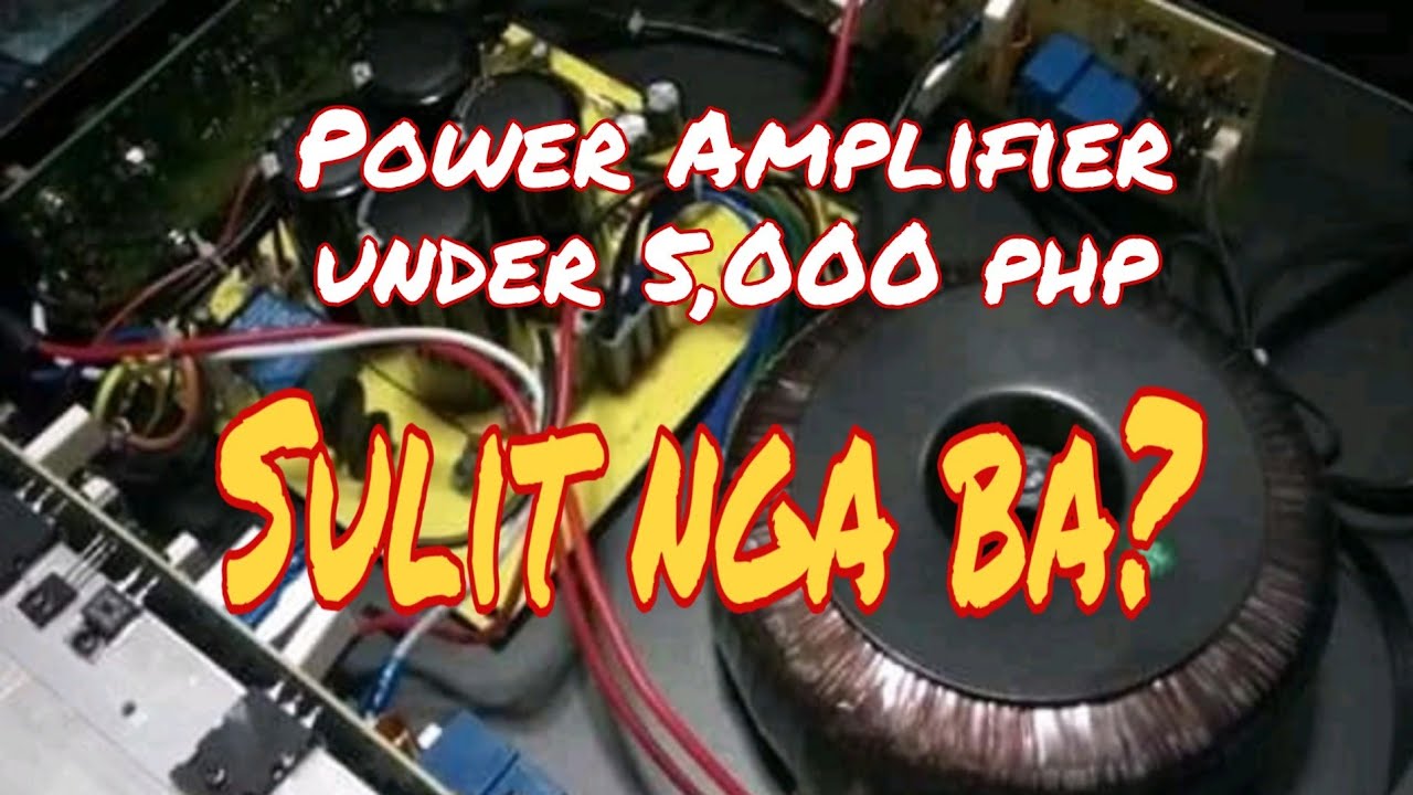 ACE Power Amplifier LX-10 - YouTube