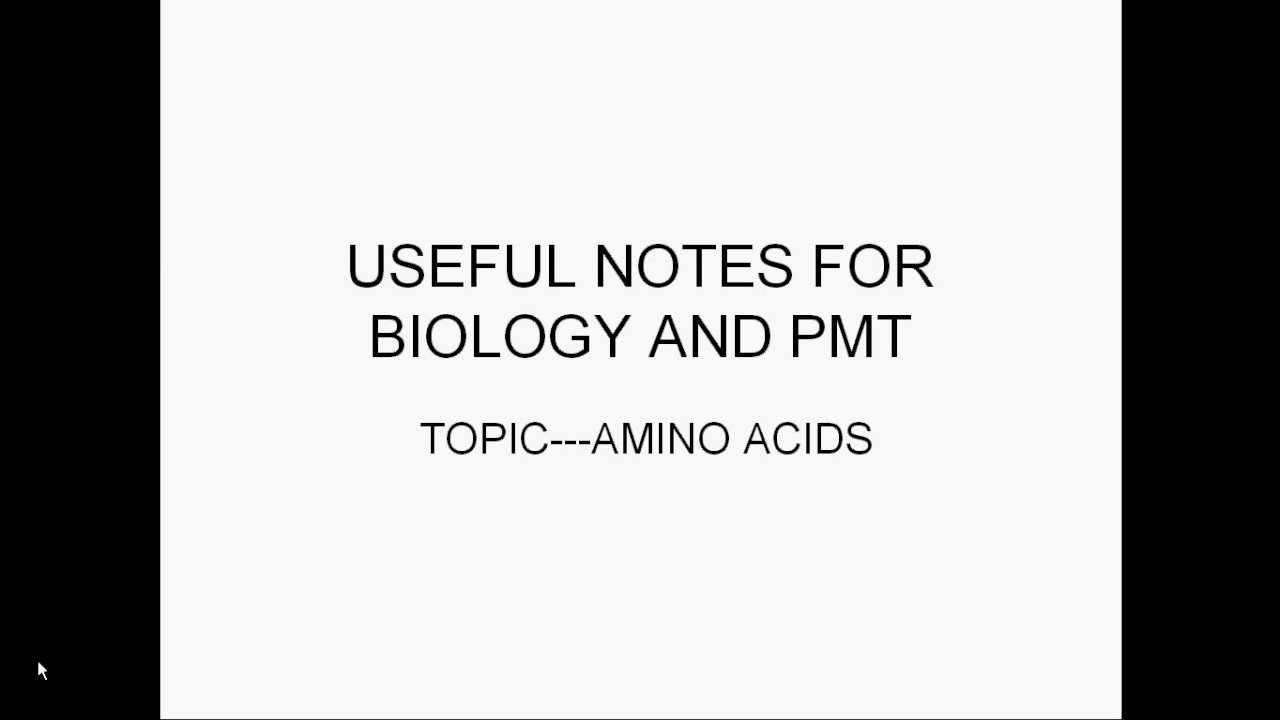 NOTES USEFUL FOR BIOLOGY AND PMT - YouTube