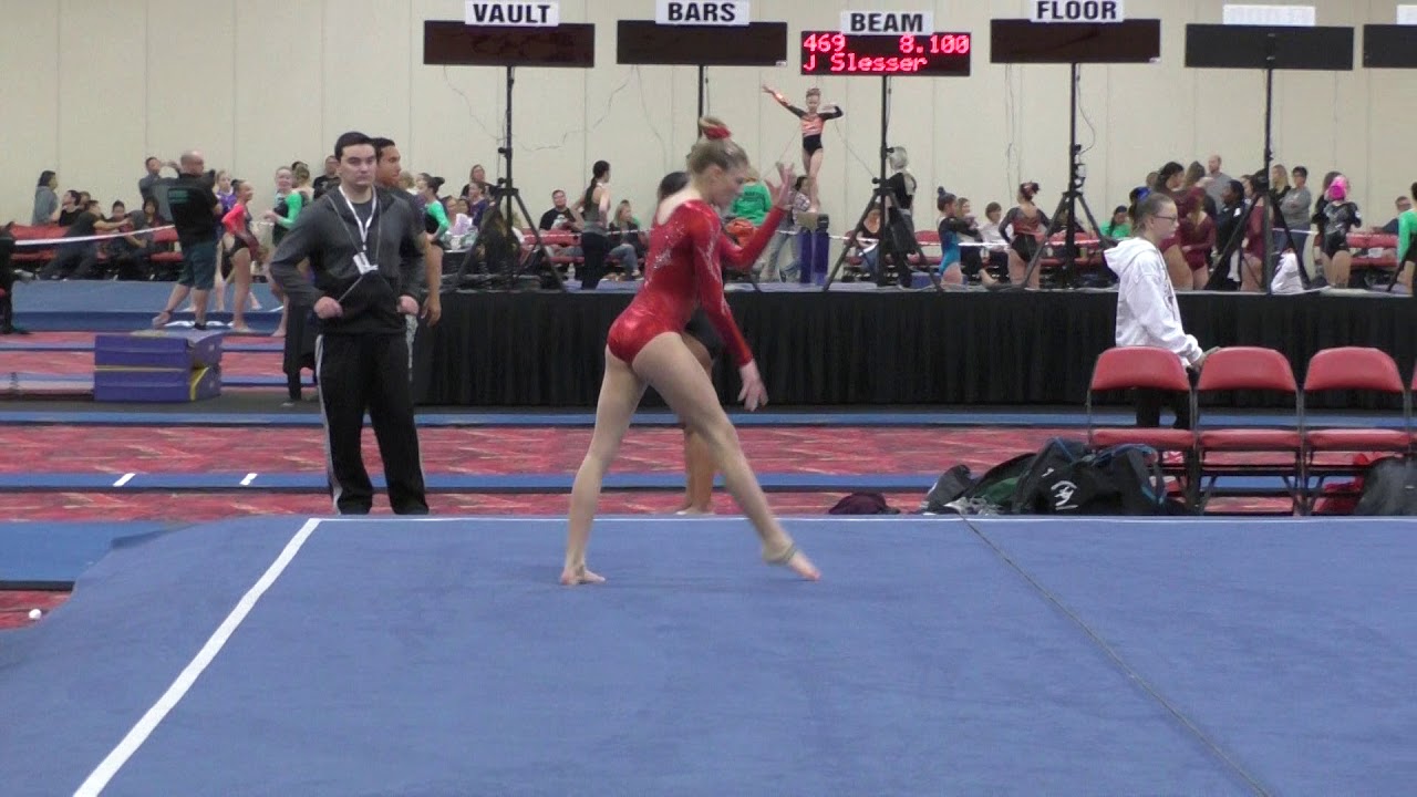 2018 Lady Luck Invitational - Ruby Mach Level 9 Floor (2nd All-Around ...