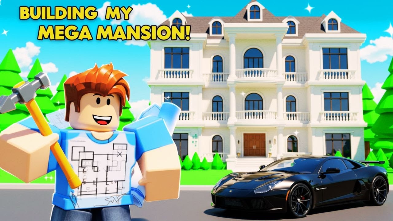 Building a $100M Mega Mansion in Roblox! (Tycoon Challenge) - YouTube
