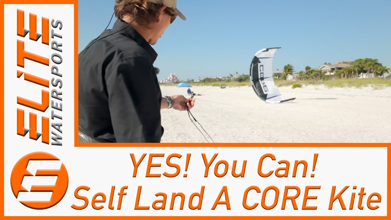 Yes! You Can! Self Land A CORE Kite - YouTube