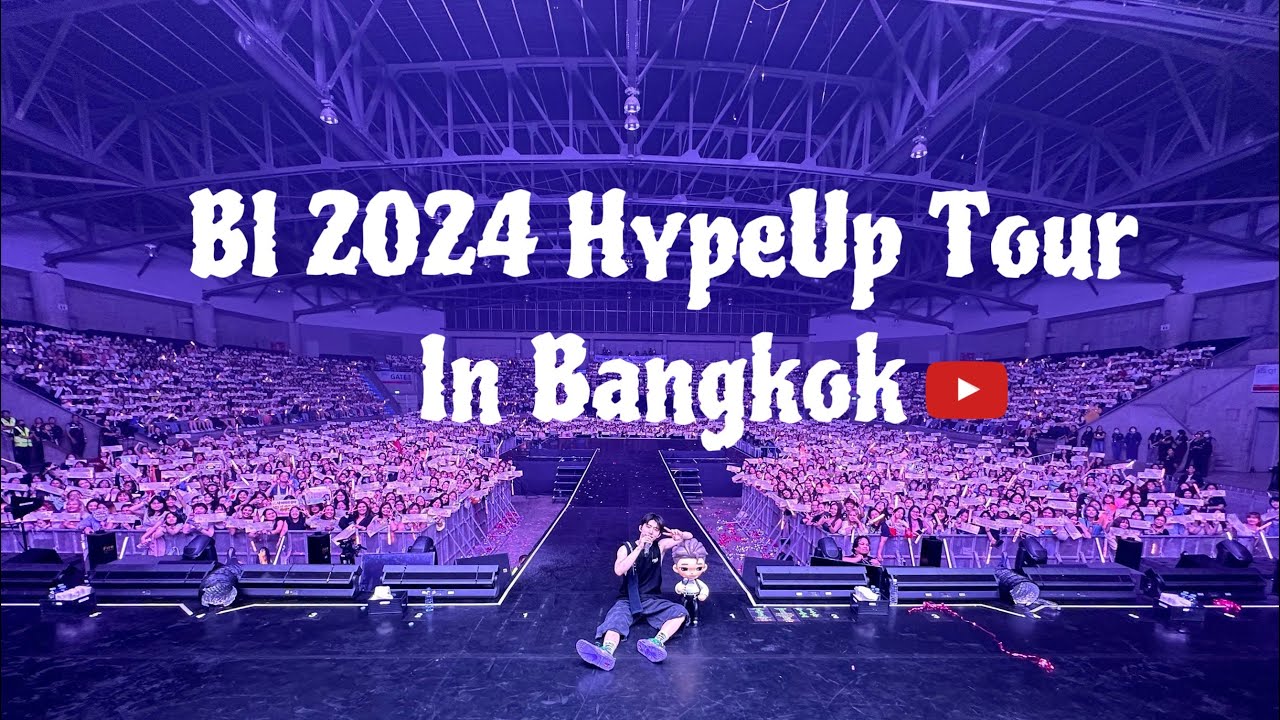 B.I 2024 Hype Up Tour in Bangkok 4k Experience: First concert vibe with ...