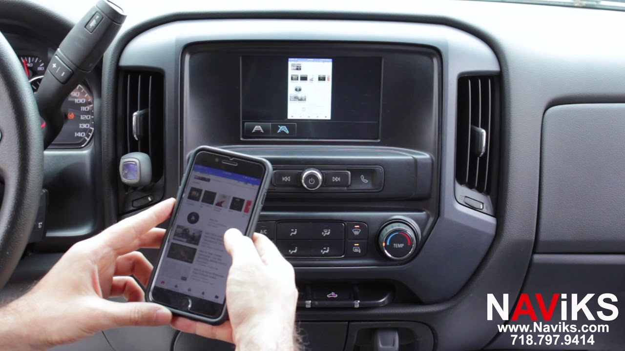 2016 Chevrolet Silverado 1500 RPO Code IOB NAViKS Video Interface Add ...