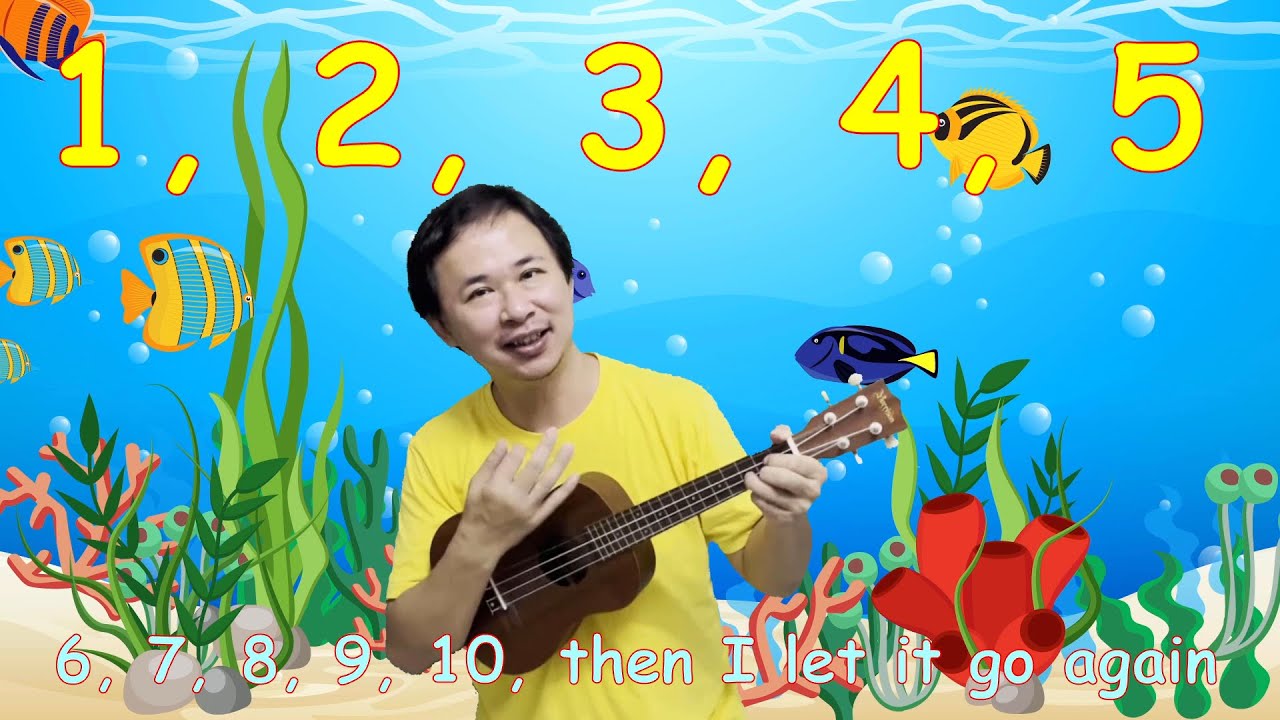 1 2 3 4 5 Once I Caught A Fish Alive Kidzstation Nursery Rhymes