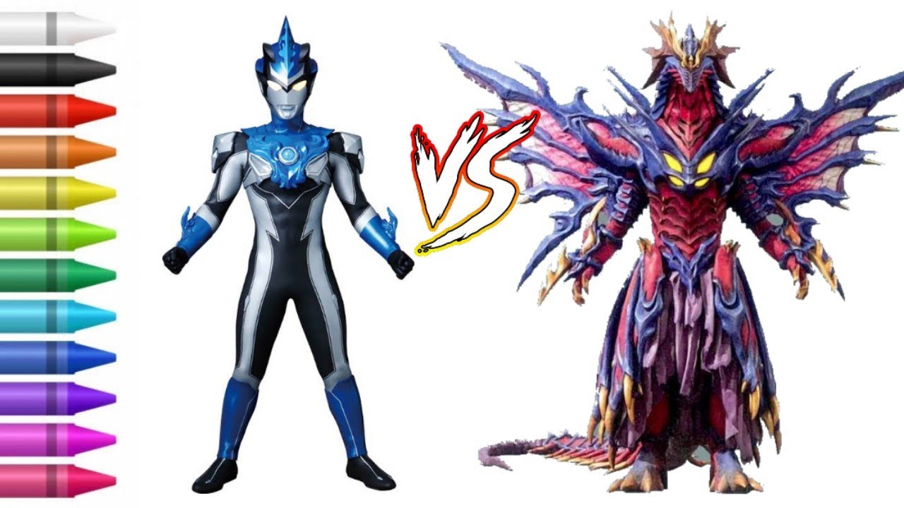 MEWARNAI ULTRAMAN BLU VS LEUGOCYTE - YouTube