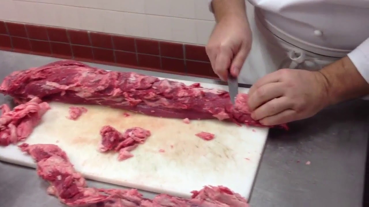 Beef Tenderloin Fabrication - YouTube