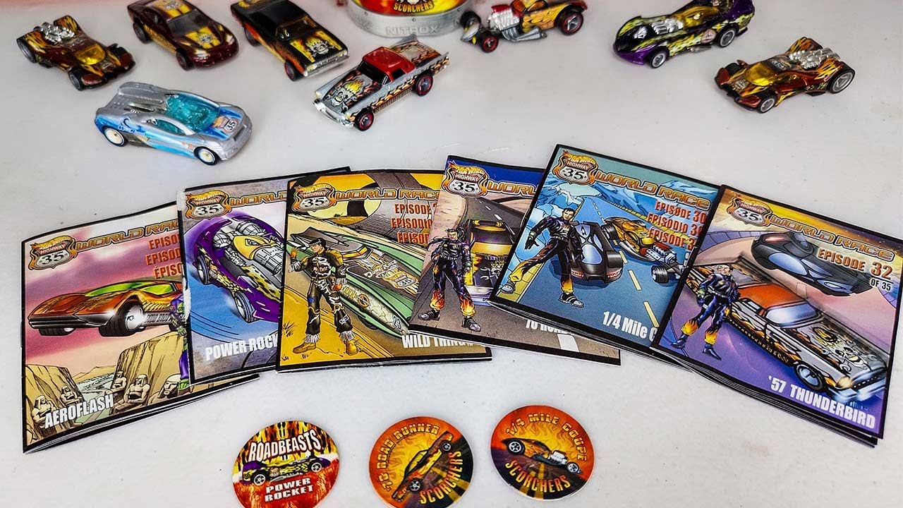Hot Wheels World Race Highway 35 comics - YouTube
