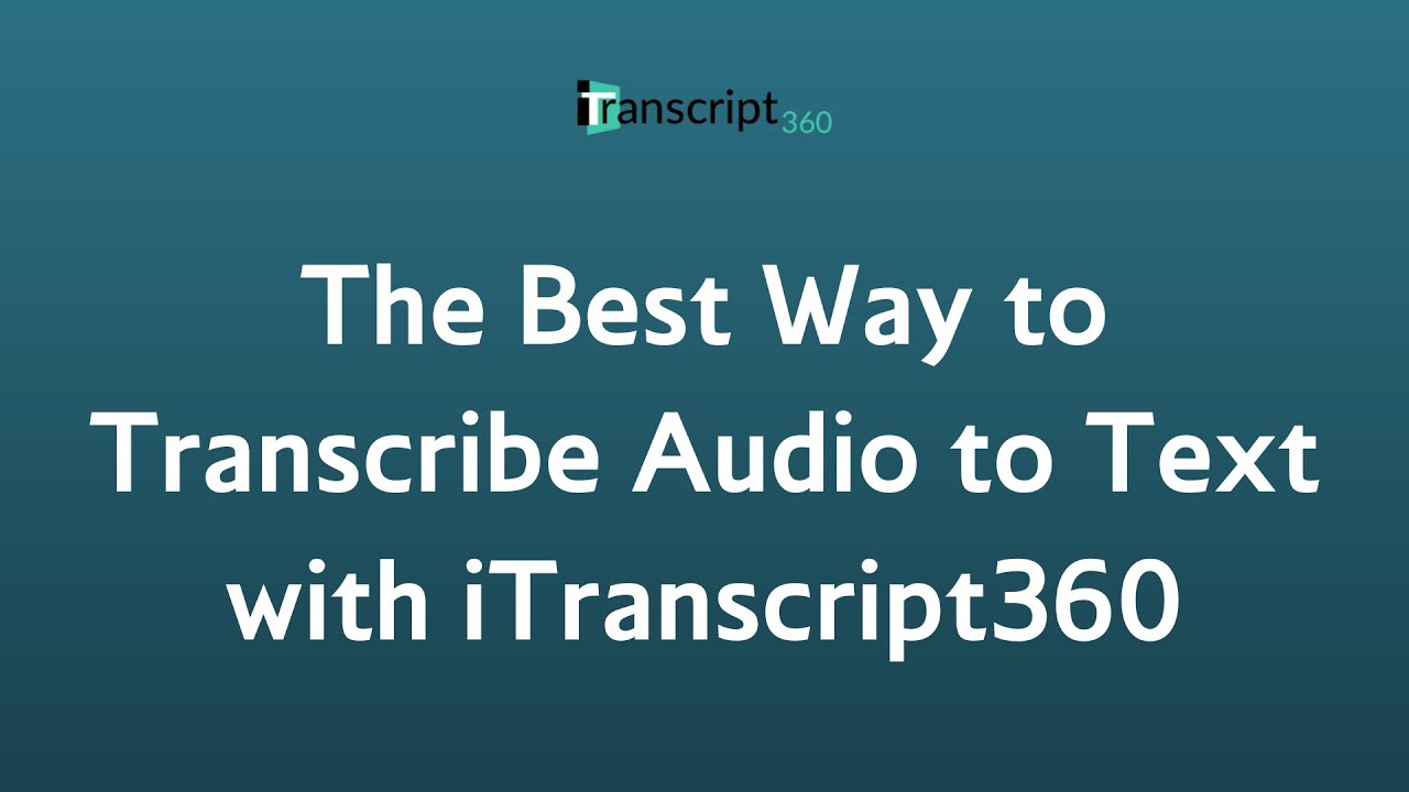 How to Transcribe Medical Recordings to text documents? - YouTube