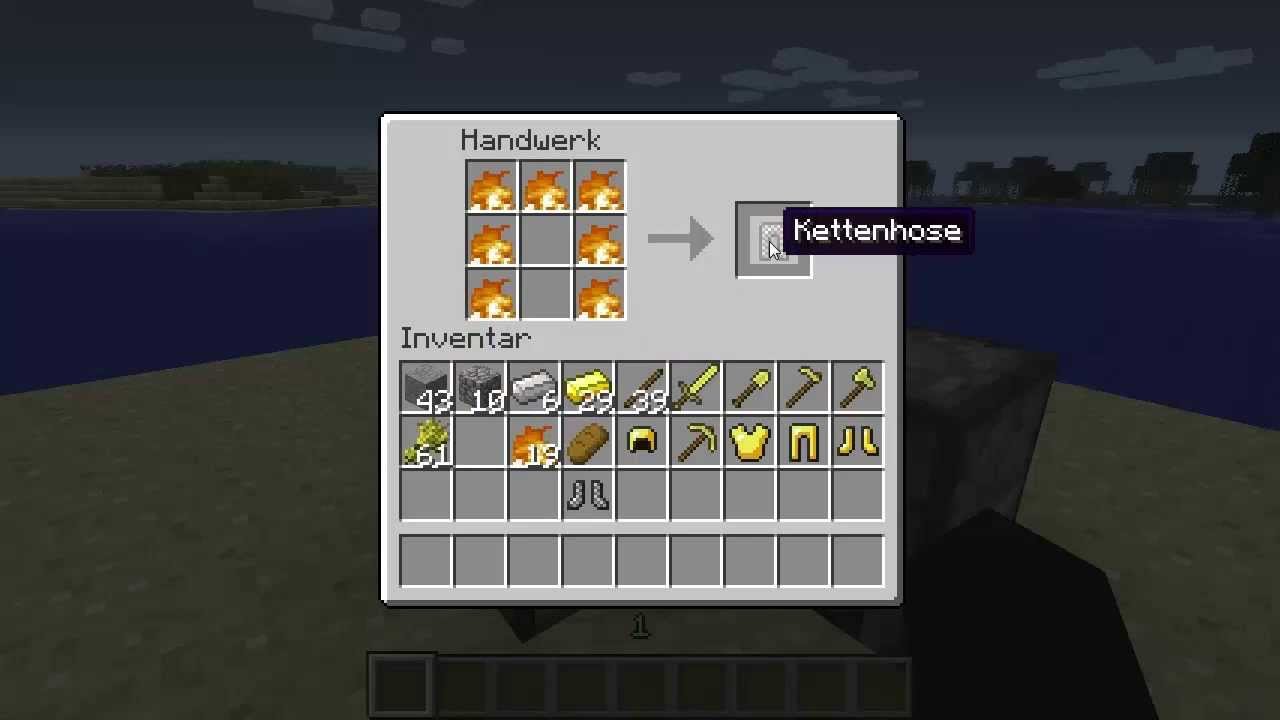 How To Minecraft - Chainmail Leggings - YouTube