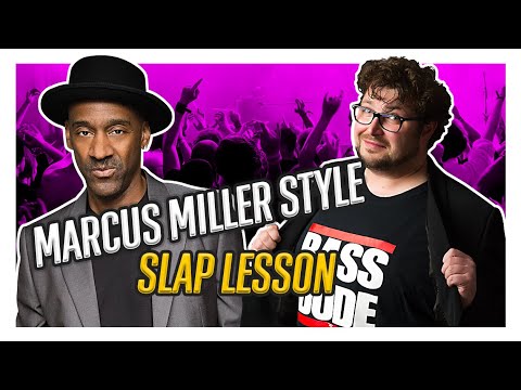 Marcus Miller SLAP BASS technique explained ! Electric Bass Lesson by ...