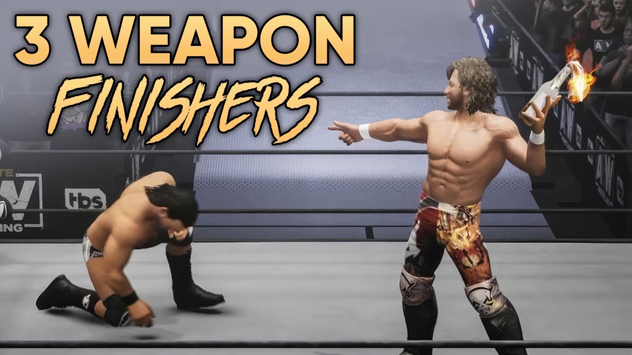 AEW Fight Forever | 3 Weapon Finishers (Check Description or Comments ...