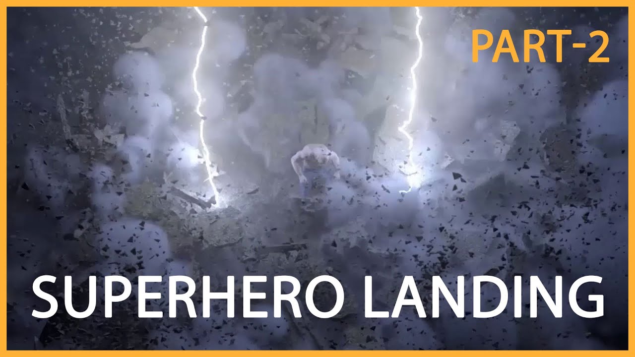 Super Hero Landing Effect in Houdini Tutorial Part 2 - YouTube