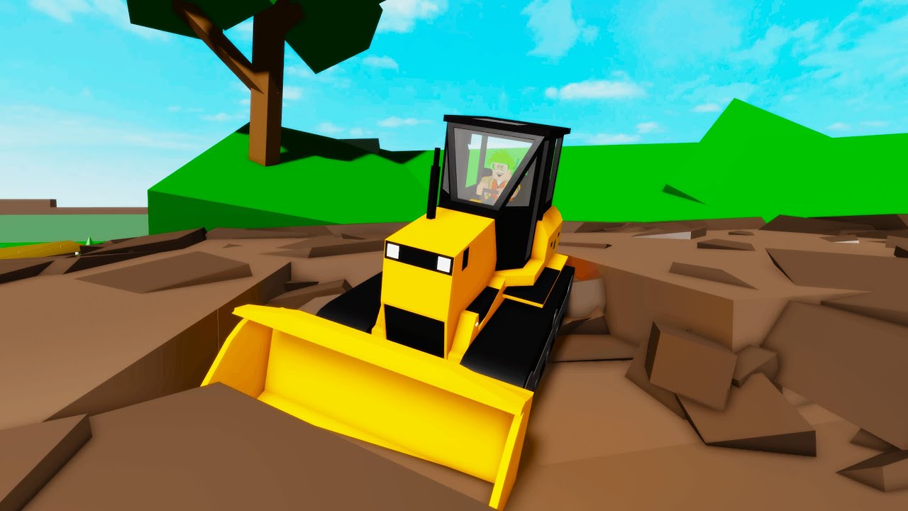 BULLDOZER DRIVER IN BROOKHAVEN RP ! - YouTube