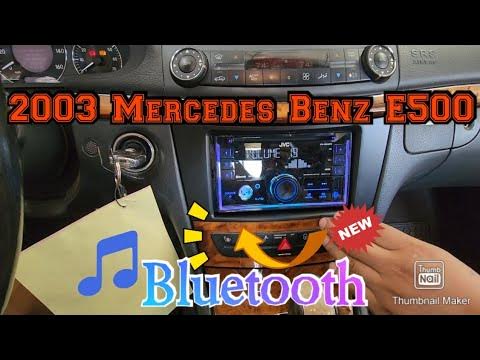 2003 Mercedes Benz E500 How to remove radio Install Bluetooth radio ...