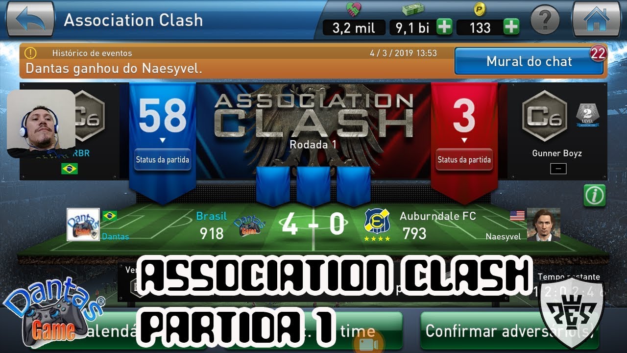 Pes Club Manager 2019 - Time dos Inscritos P11 - Association Clash ...