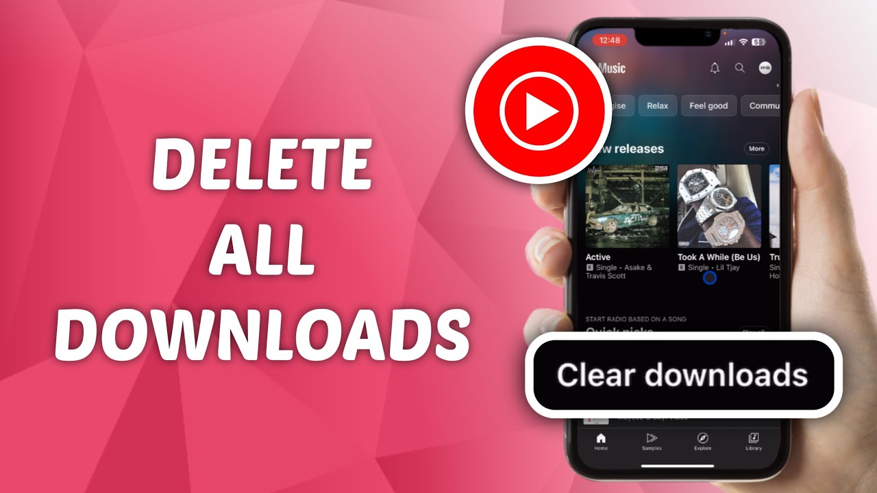 How to Delete All Downloads in YouTube Music - YouTube