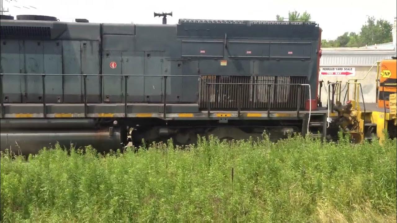 Goderich-Exeter Railway GEXR 431 Kitchener Former Southern Pacific & SSW SD45T-2 9392 Tunnel ...