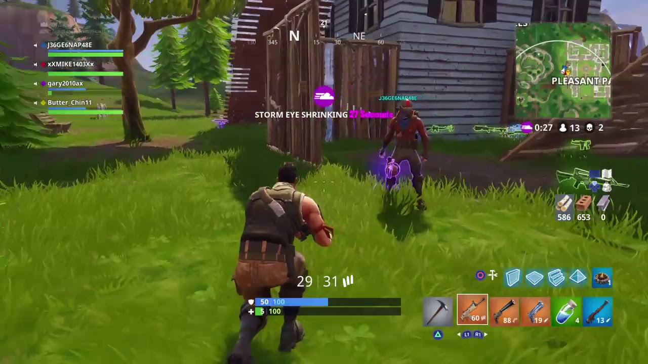 Playing fortnite with the guys - YouTube