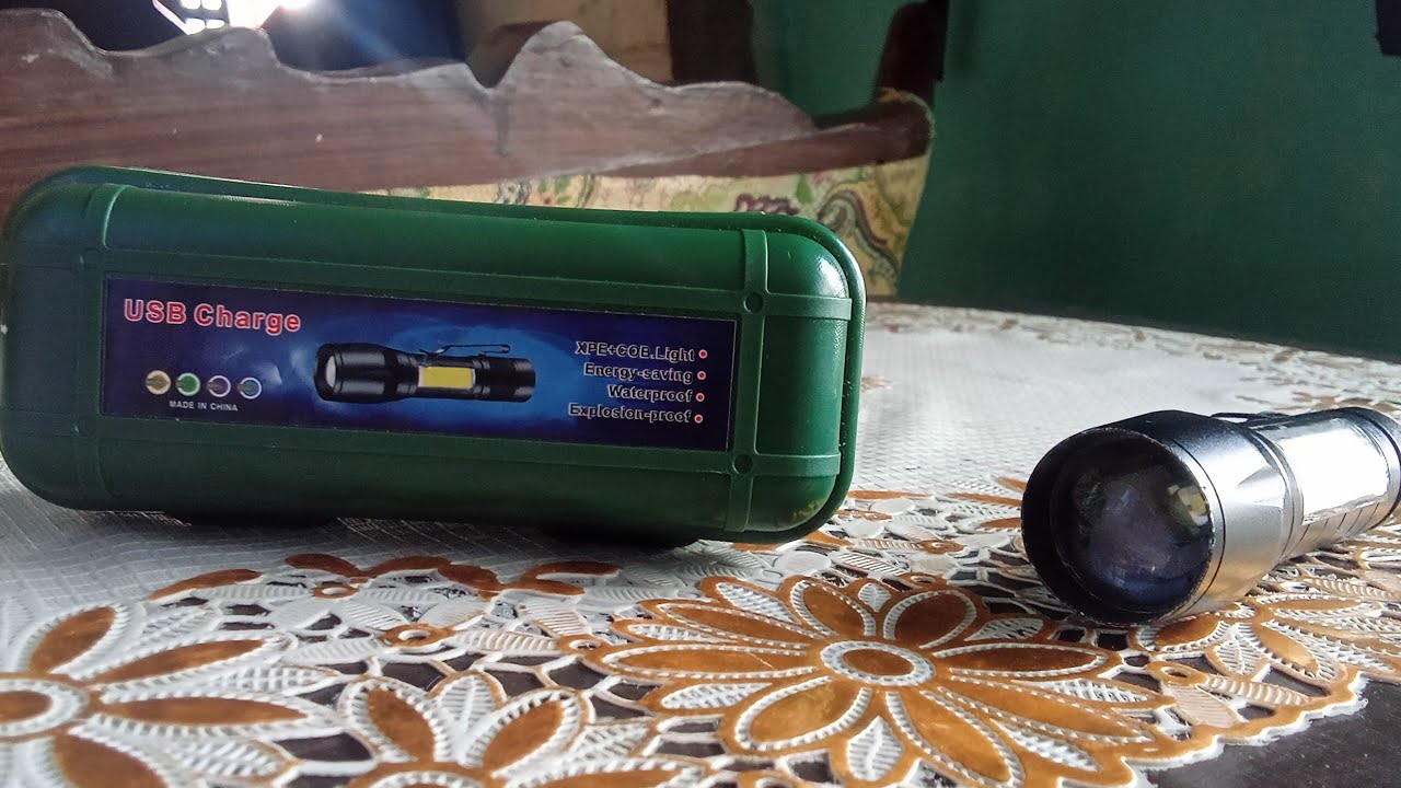 Unboxing dan review batrai senter mini Super terang - YouTube