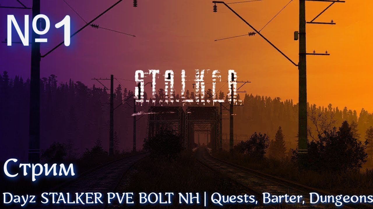 Стрим DayZ STALKER PVE BOLT NH | Quests, Barter, Dungeons №1 - YouTube