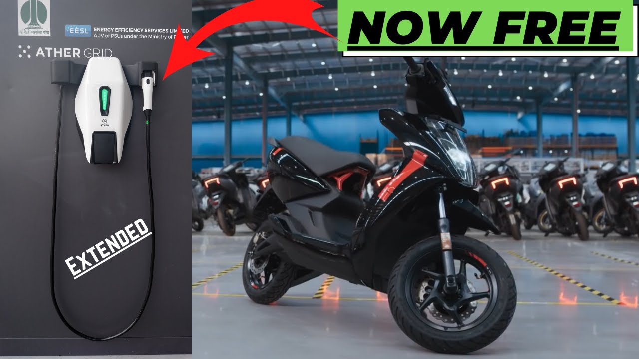 "ATHER ENERGY" Now Offer Free EV charging Until "June 30, 2022" | For ...