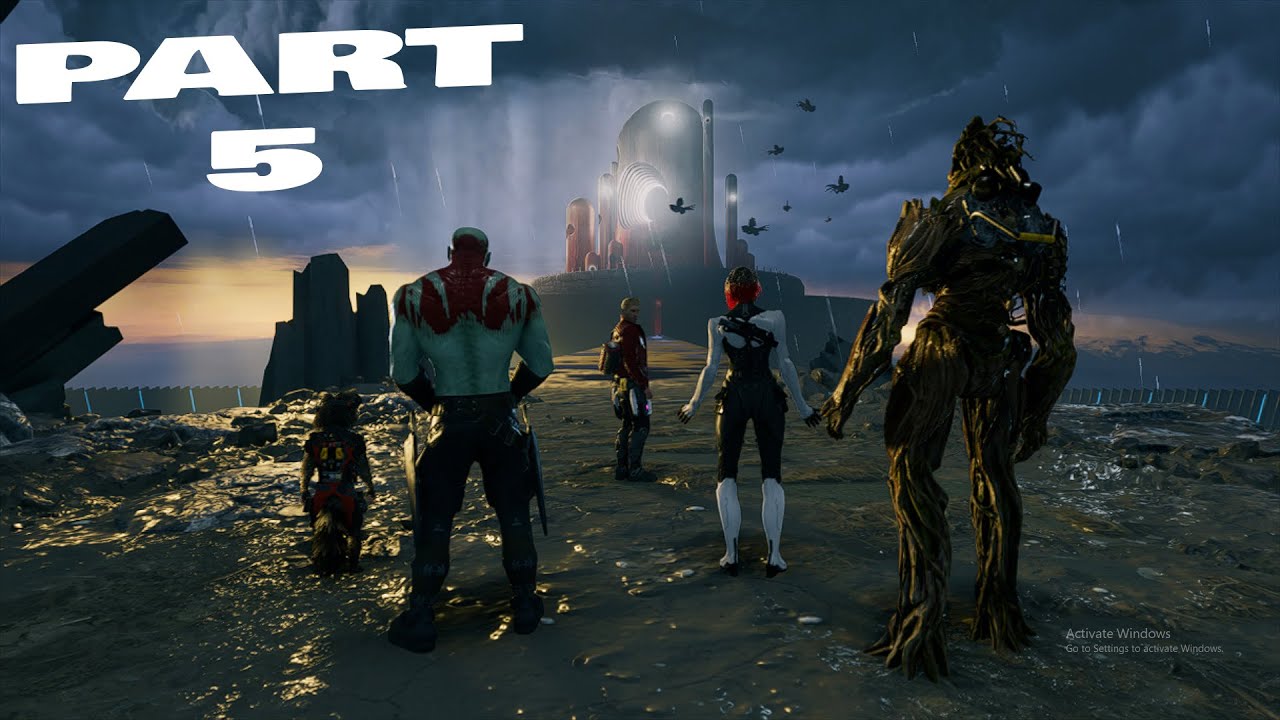 Guardians Of The Galaxy Game PC play through Part 5 | Made it to the ...