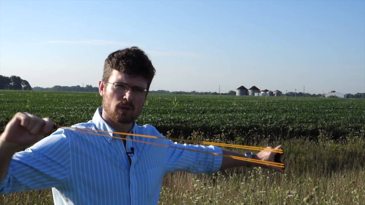 Long-range slingshot shooting -- 637 yard shot on a grain silo! - YouTube