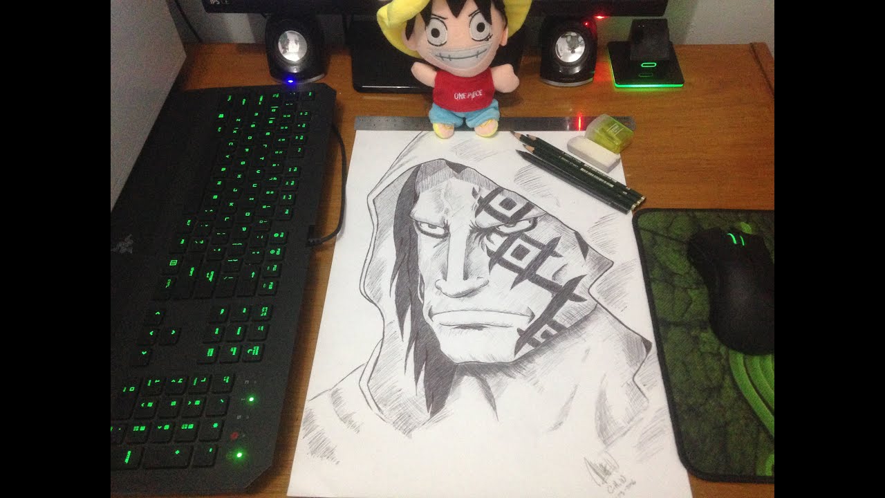 Drawing Monkey D. Dragon by C.H.W (One Piece) - YouTube