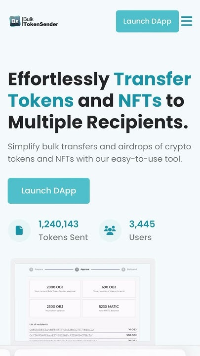 How to Bulk Send Tokens on Tezos Network #altcoin #nft #crypto #token #airdrop #dapp - YouTube
