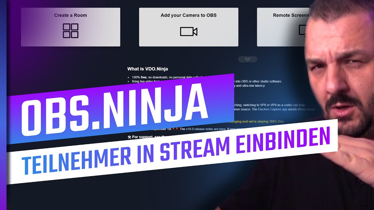 Gäste in OBS einbinden mit OBS.Ninja 2021 - YouTube