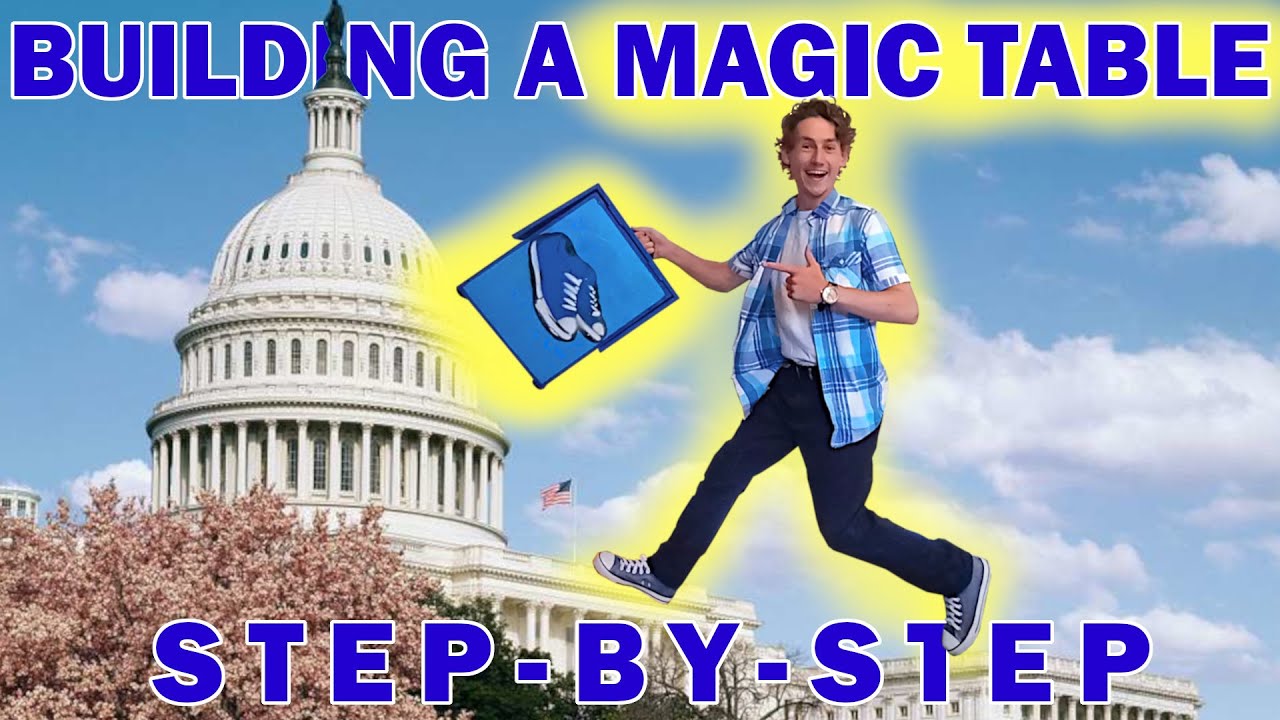 Step-by-Step Instructions: Folding Magic Table - YouTube