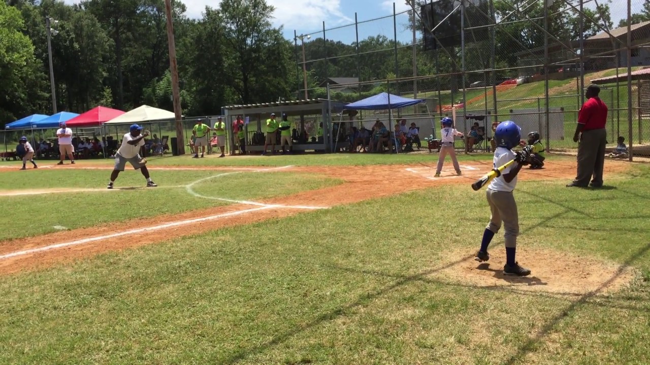 Riley Hits RBI Double in 2nd vs Batesville Tiebreaker - YouTube