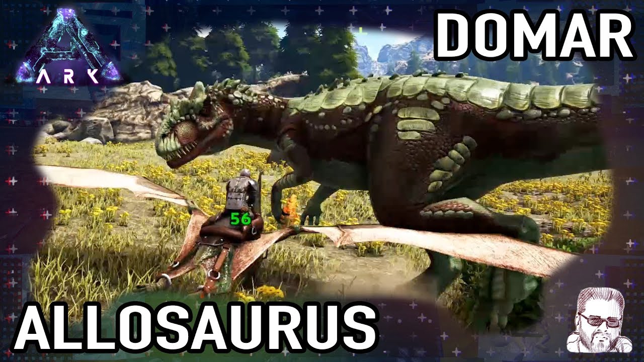 Como Domar o Allosaurus - Ark Tutorial PT - YouTube