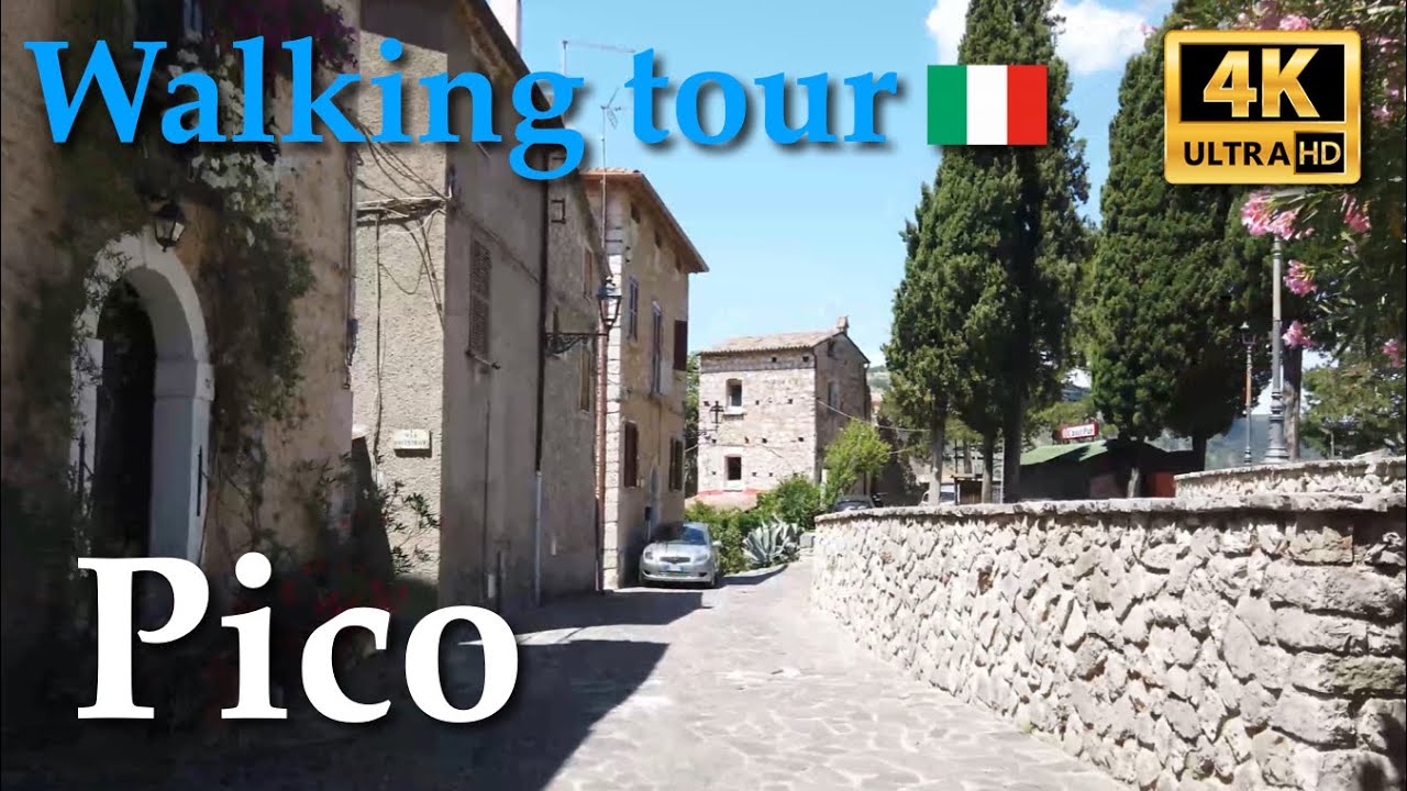 Pico (Lazio), Italy【Walking Tour】With Captions - 4K - YouTube