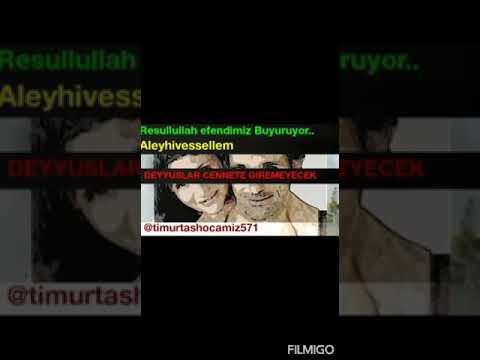 Deyyus olan erkek Tevbe edip hayatını ishal etmesse cennete giremeyecek. Timurtaş hoca