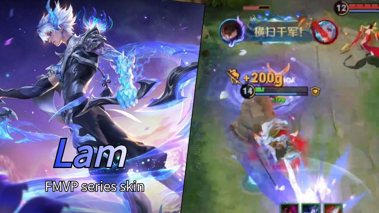 Honor of Kings Lam Gameplay | O jogo de pele FMVP de Lam - YouTube