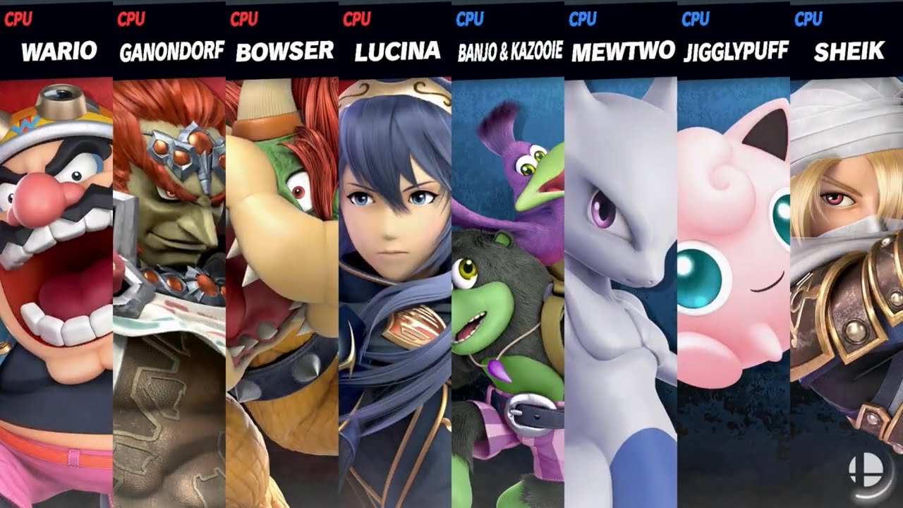 Super Smash Bros. Ultimate - Team Wario vs Random Team - YouTube