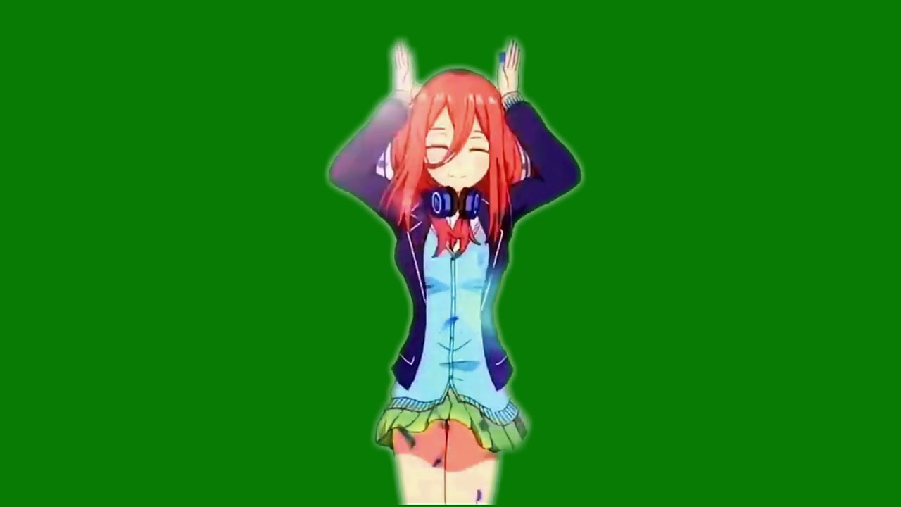 Miku Bailando Pantalla Verde 4k - Miku Dance Green Screen 4K - YouTube