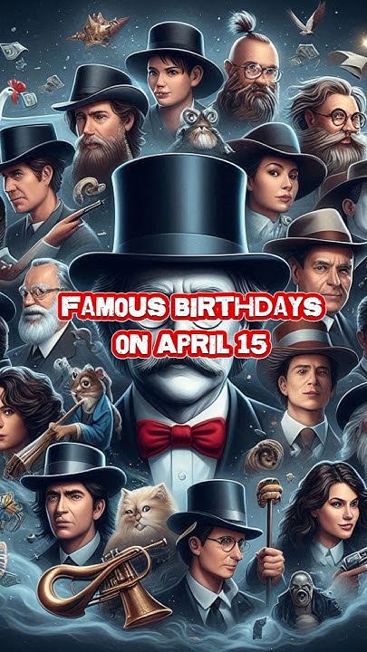 Famous Birthdays on April 15 | Historical Figures Born Today #OnThisDay ...