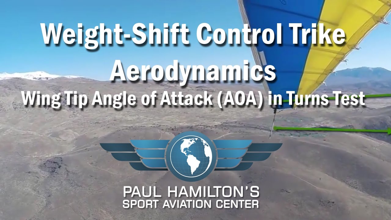 Weight-shift Control Trike Aerodynamics - Wing tip angle of attack (AOA ...